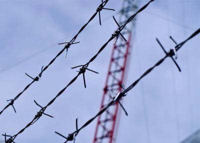 China Construction Protection PVC Coated/Electro Barbed Wire Coils for sale