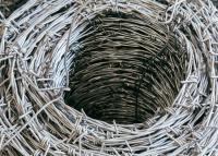 China Farm Protection Length 200m  Single Strand Hot Dipped Galvanized Barbed Wire for sale