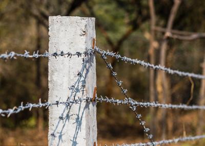 China Farm Protection 12.5 Gauge  Double Twisted  Galvanized Barbed Wire for sale