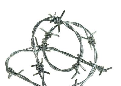 China 14gauge Double Twisted Hot Dipped Galvanized Steel Barbed Wire for sale
