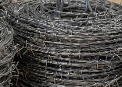 China Fence Construction Protection 500 Meters Single Strand Galvanized Barbed Wire for sale