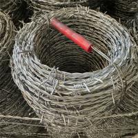 China Spiral Barbed Wire Defensive Galvanized Barbed Wire Installation Security Fence for sale