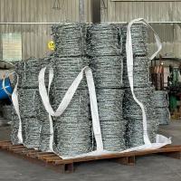 China Spiral Barbed Wire Defensive Galvanized Barbed Wire Installation Security Fence for sale