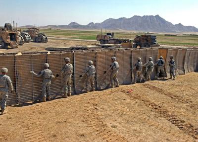 China Anti Blast Wall Protection Defense Barrier Durable Welded Sand Bag Gabion Wall for sale