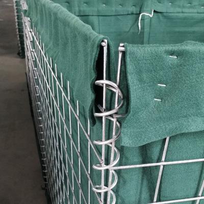 China Collapsible Wire Mesh Container And Heavy Duty Fabric Liner Defensive Bastion Barriers for sale