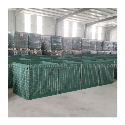 China Defensive Bastion Barriers / River Protection Barriers With Green/Sand Geotextile In Burkina Faso for sale