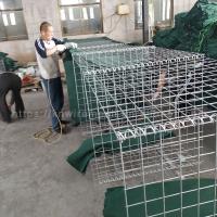 China Defensive Bastion Barriers / River Protection Barriers With Green/Sand Geotextile In Burkina Faso for sale