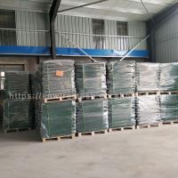 China 350g Of Zinc Aluminum Material Defensive Barriers Weld Gabion Wall With Sand / Green Geotextile for sale