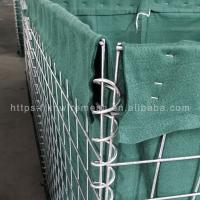 China Military Sand Filled Heavy Galvanized Defensive Bastion Barriers Hesco Blast Wall for sale