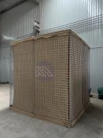 China Galvanized Welded Mesh Defensive Barrier Flood Protection Explosion Proof Cage for sale