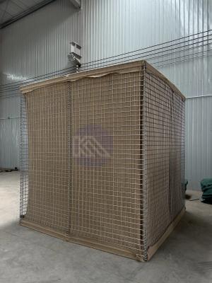 China Galvanized Welded Mesh Defensive Barrier Flood Protection Explosion Proof Cage for sale