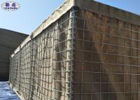 China Fabric Lined Military Gabion Box , Gabion Baskets Retaining Wall for sale
