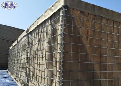 China Fabric Lined Military Gabion Box , Gabion Baskets Retaining Wall for sale