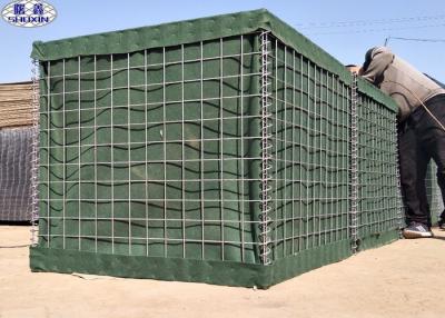 China Assembled Security Sand Filled Barriers , Defensive Welded Gabion Box for sale