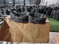 China Anti Tank Obstacle Invisible Tank Wrapping Wire Mesh Low Visibility Barrier for sale