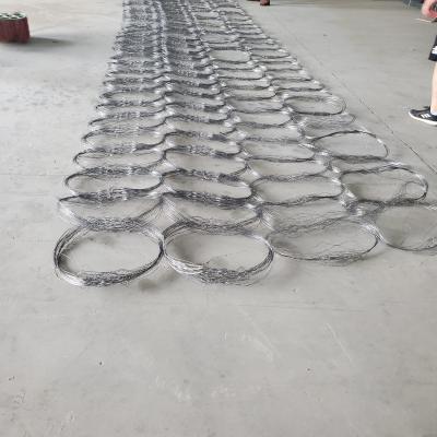 China Anti Tank Trap Interception Barrier Wire Mesh Obstacle Net With Plain Weave Woven Cut Welded Bended Processing Services for sale