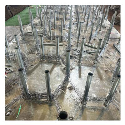 China Galvanized Advanced Anti Tank Wire Net In Woven Into Rings Tank Tracks Wound Net for sale