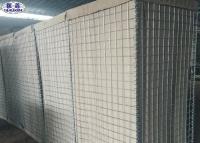 China Army Defensive Barrier Sand Color / Mesh Gabion Box System for sale