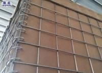 China Collapsible Metal Gabion Box Security Barrier 300gsm Sand Color OEM Service for sale