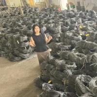 China #70 Steel Wire 0.5mm -0.9mm MZP Type Putanka Mesh Barrier For Ukraine Military Low Visibility Wire Barrier for sale