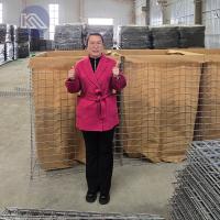 China Mil 1 Hesco Barrier 1.37m x 1.06m x 10m Galvanized Steel Flood Defense for sale