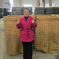 China Galvanized Steel Wire Hesco Barrier MIL-8 1.37m x 1.22m x 10m for sale