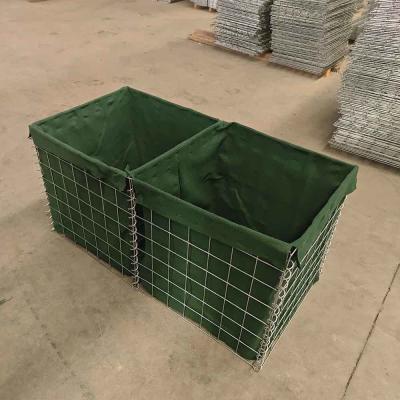 China 5mm Hot Dipped Earth Filled Defensive Barriers Customized Produce for sale