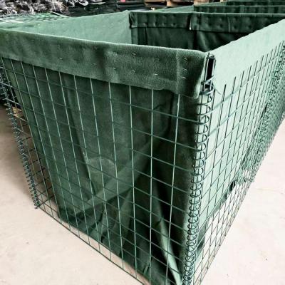 China Heavy Zinc Coated Welded Gabion Box Defensive Barrier 4mm Wire for sale