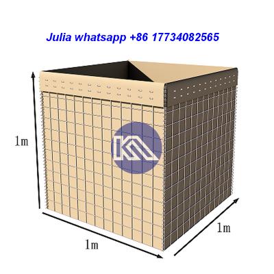 China Galvanized Steel Wire Defensive Barrier with UV Resistant Geotextile for sale