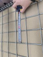 China 3''x3'' Heavy Duty Defensive Barrier Wall 2.21x1.52x30m Galvanized Steel for sale
