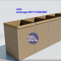 China Hot Dipped Galvanized Hesco Barrier for Flood Control and Military Defense for sale