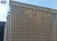 China Wire Mesh Gabion Wall Defensive Hesco Bastion 3 Years Warranty ISO Certification for sale