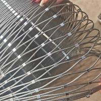 China Defensive Stainless Steel Rope Mesh Anti Drone Netting Antirust Treatment for sale
