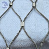China Protection Anti Drone Netting Stainless Steel Ferrule Rope Mesh for sale