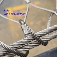 China Protection Anti Drone Netting Stainless Steel Ferrule Rope Mesh for sale