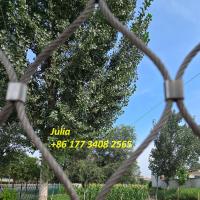 China Safety Fences Cable Wire Mesh Ferrule Mesh Anti Drone Netting 3m X 3m for sale