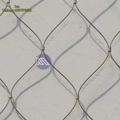 China 316L High Strength Stainless Steel Wire Rope  Anti-Drone Nets For Military Border Safety Fences Net for sale