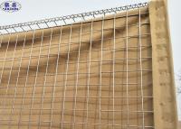 China Heavy Military HESCO Barriers Container Zinc - Coating Welded Gabion for sale