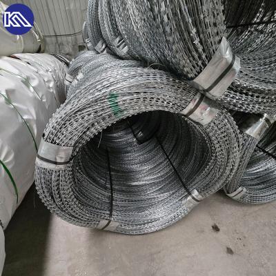 China Enhanced Safety Farm Anti Climb High Quality Garden Prison Protecting Electric Razor Barbed Wire for sale