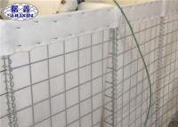 China Galfan Coated Welded Gabion Baskets Geotextile Lined Construction Wall for sale