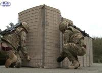 China Welded Mesh Defensive Bastion Barriers 25 Years Life Duration Low Carbon Steel Wire for sale
