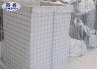 China Brown Galfan Coated Defensive Barrier / Flood Bastion Barrier System for sale