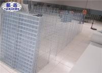 China Brown Galfan Coated Defensive Barrier / Flood Bastion Barrier System for sale