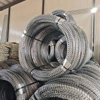 China BTO-16 Razor Barbed Wire High Tensile Rolls For Secure Enclosures Wire Fence for sale