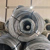 China Hot Dipped Galvanized BTO-22 Security Fencing Razor Reinforced Barbed Wire For Fence for sale