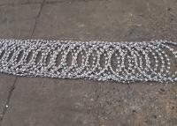 China Durable Galvanized Razor Concertina Barbed Wire 450mm Razor Barbed Wire Price for sale