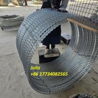 China BTO 16 Razor Barbed Wire EGOZA Security Fence Barrier For Perimeter Protection for sale
