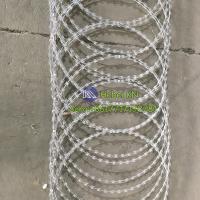 China Ukrain Hot Dipped Galvanized Egoza BTO-16 1100mm Diameter Razor Wire for Border Protection Fence for sale