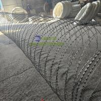 China Razor Barbed Wire Concertina Fence used as Border Protection Fence BTO-16 for sale