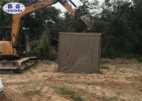 China SX 4 Gabion Baskets Explosion Proof Wall For Galvanized Army Training for sale